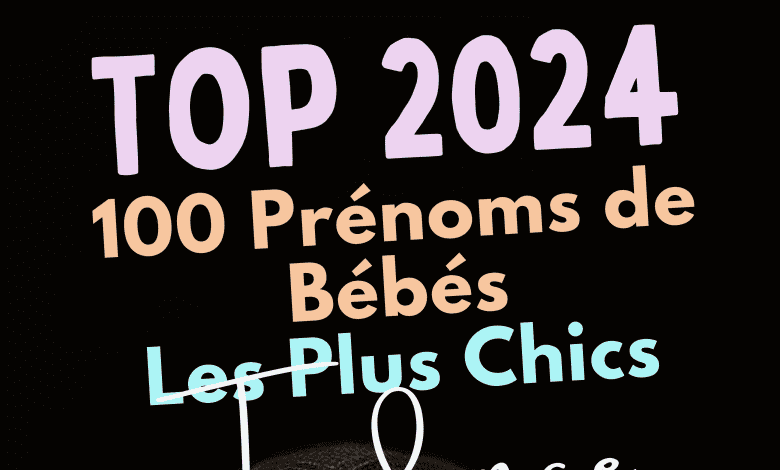 100 Prénoms de Bébés Les Plus Chics